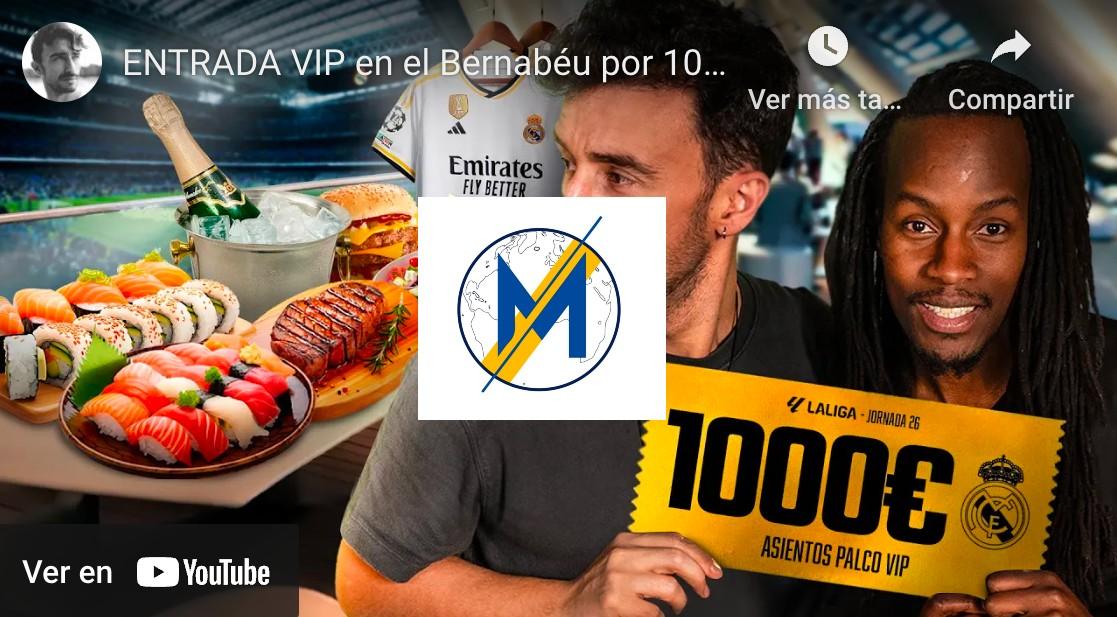 Toniemcee nos muestra la experiencia VIP en el Bernabéu (•1.000 Euros ...